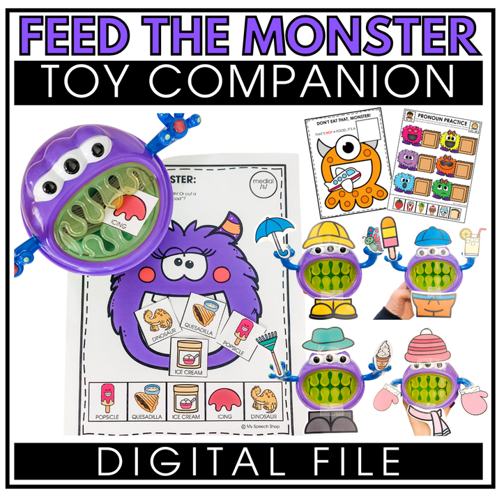 Feed the Monster Digital Companion – My Speech Shop