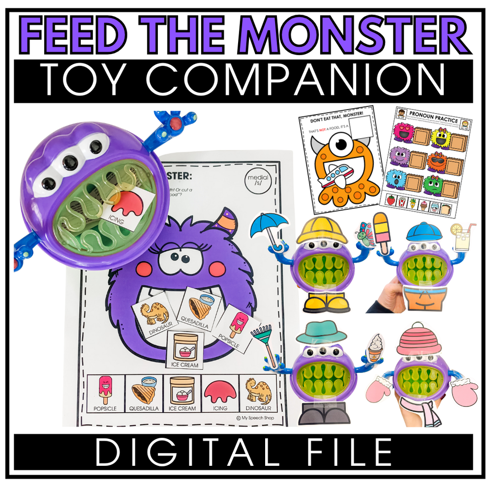Feed the Monster Digital Companion – My Speech Shop