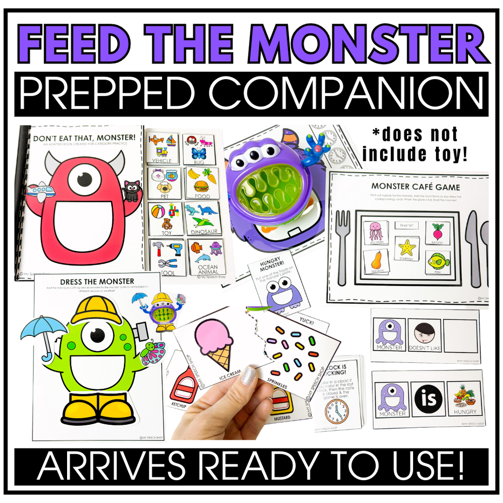 Prep for Me: Feed The Monster Companion – My Speech Shop