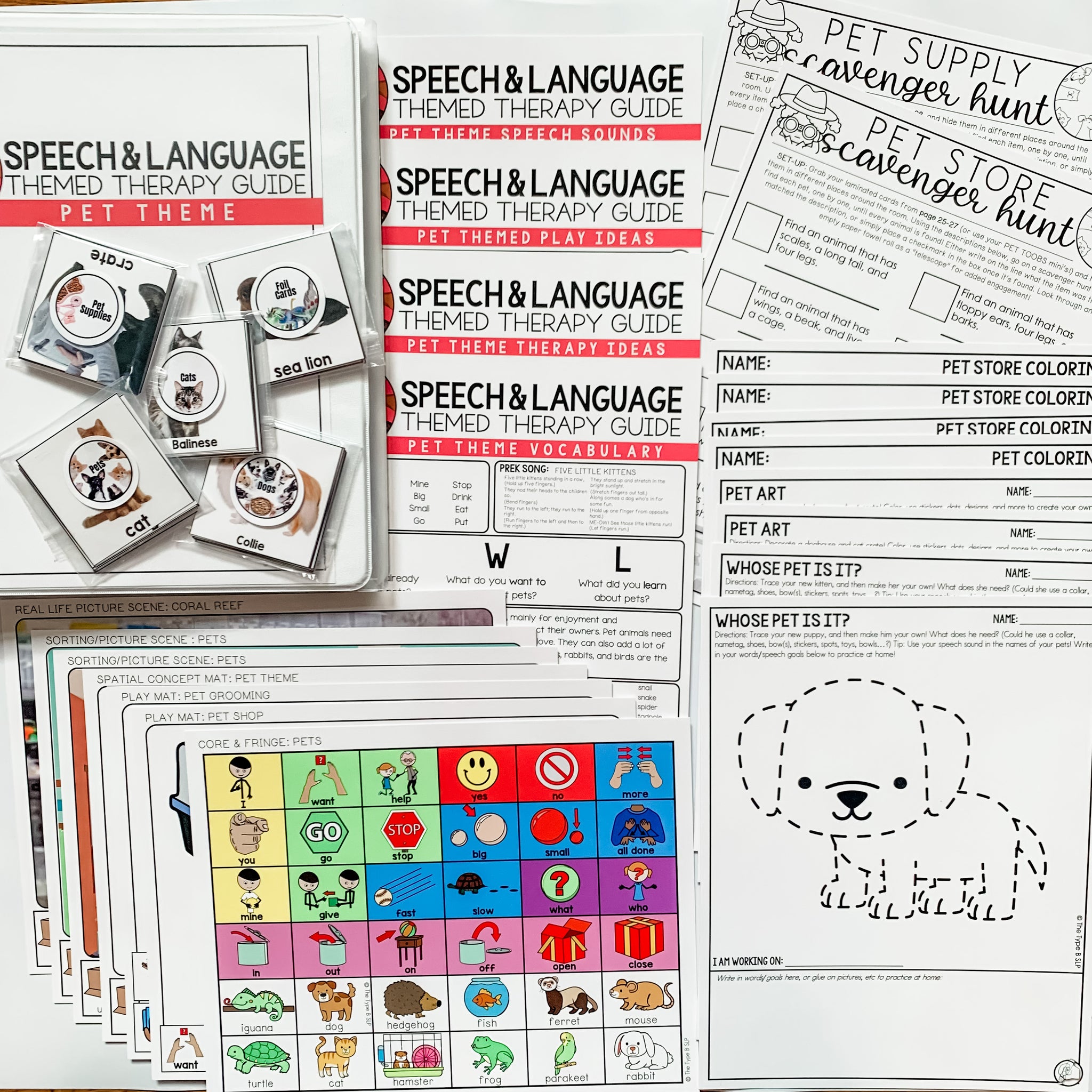 Type B SLP Pets Bundle – My Speech Shop